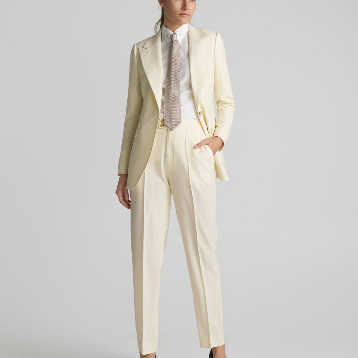 The Twiggy Women's Suit - Off White – Brent Wilson
